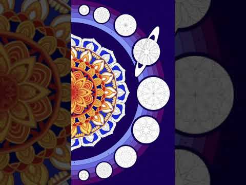 Planetary Half Mandala