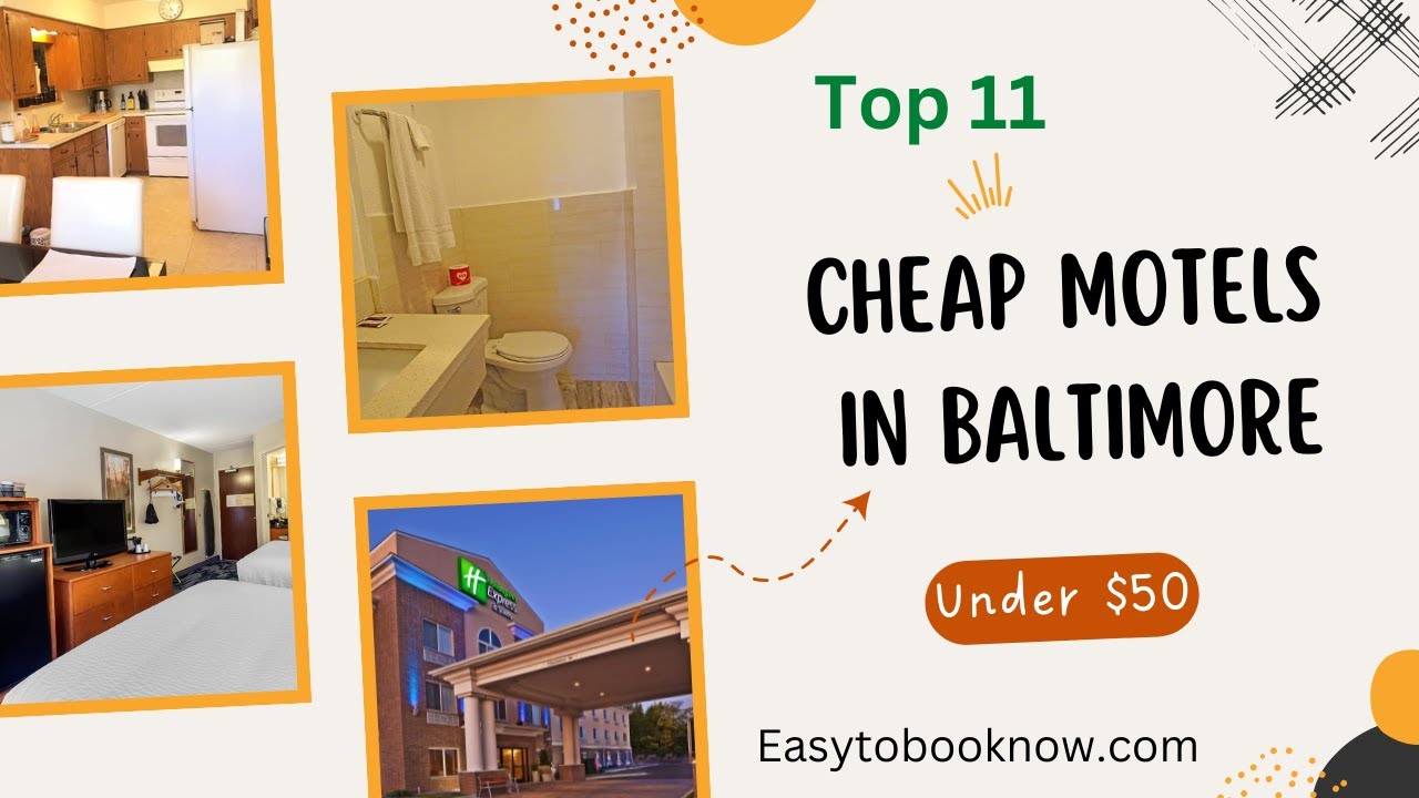 Top 11 Cheap Motels Under 50 Doller In Baltimore