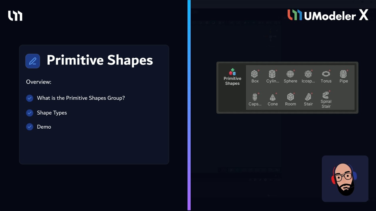 UModeler X - Learn Primitive Shapes