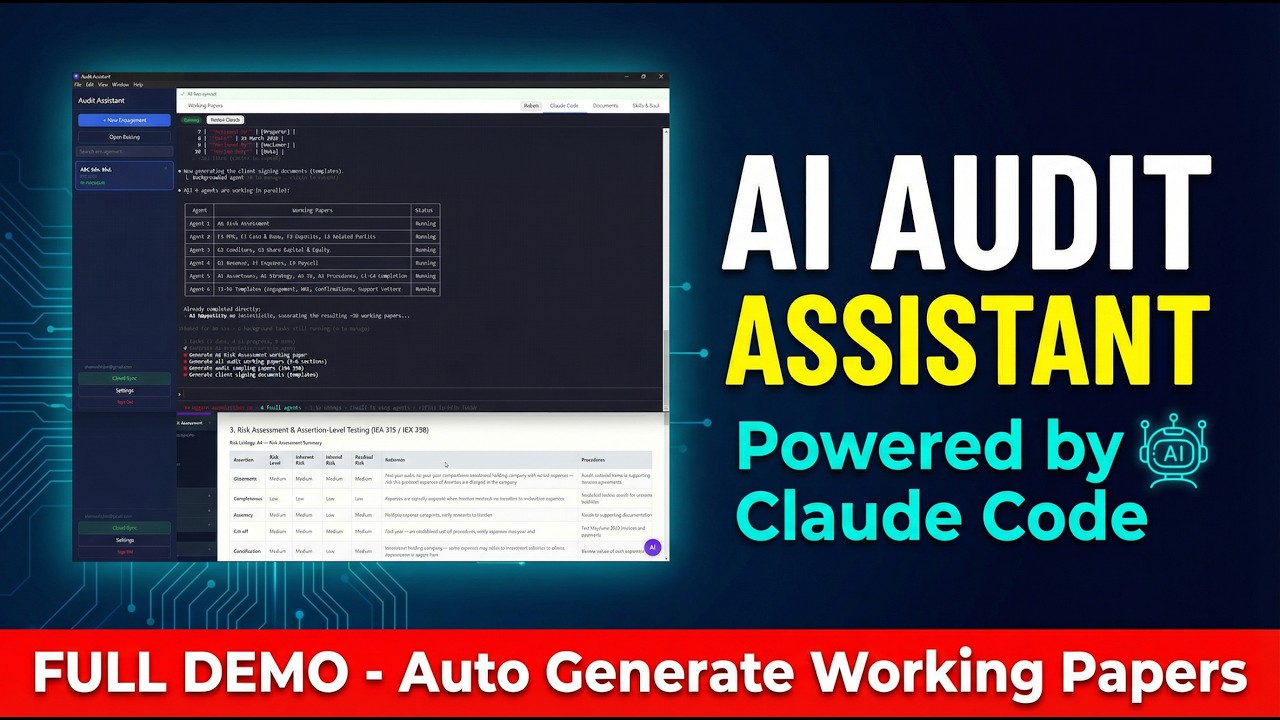 Audit Assistant Prototype: AI-Powered Automated Audit Working Papers (Claude Code)