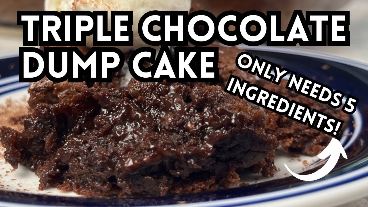 Triple Chocolate Dump Cake | 5-Minute Recipe