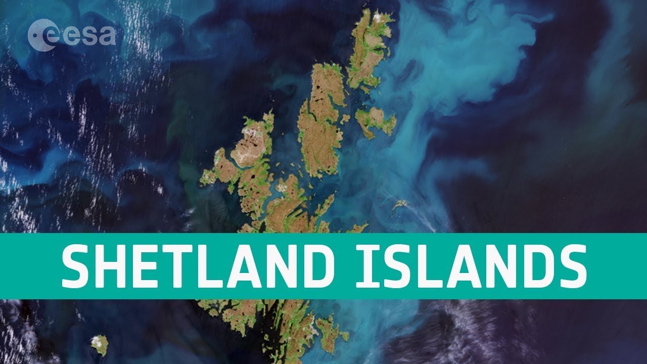 Earth From Space: Shetland Islands in the Northern Isles of Scotland