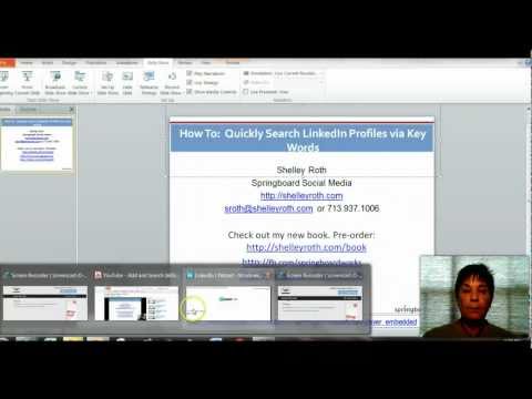 How To: Quickly search LinkedIn Profiles via Key words