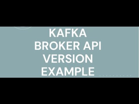 How to check Kafka Broker API versions