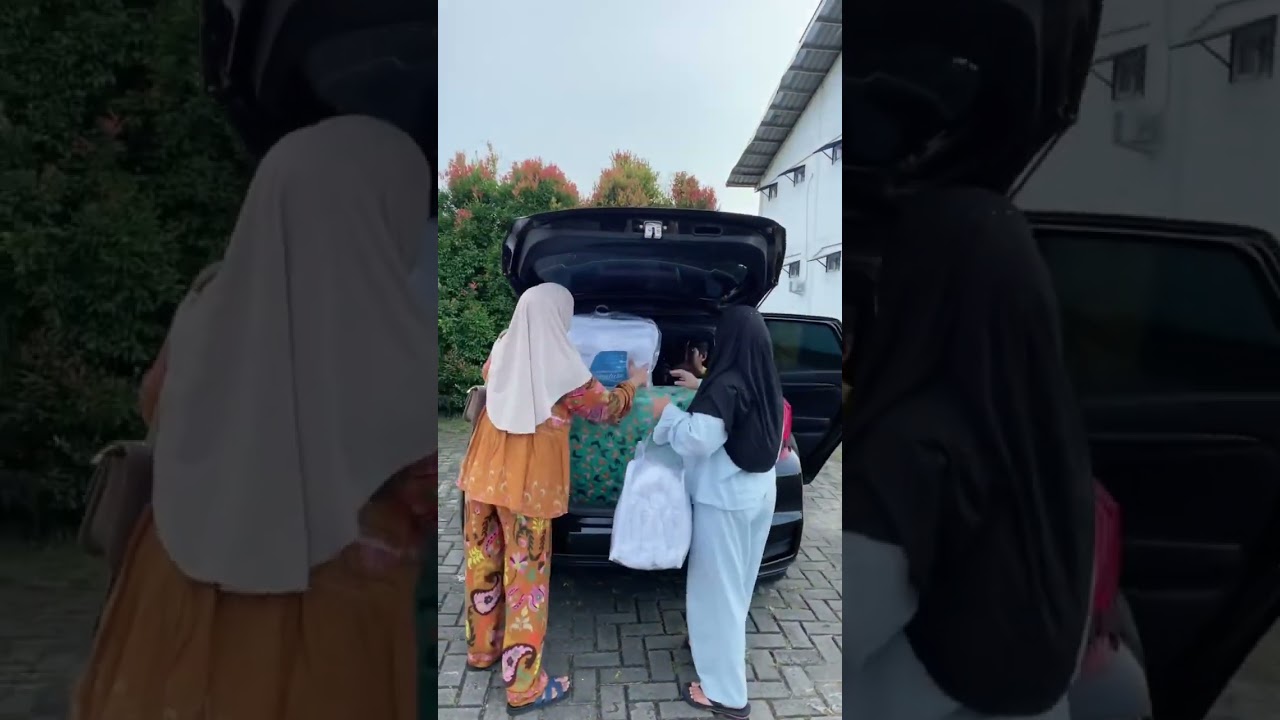 Buy a mattress, bedcover, and buy a stone before we go home to Lampung tomorrow.