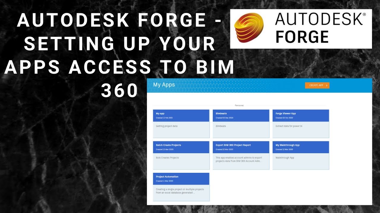 Autodesk Forge | Setting Up Your Apps Access | Basics