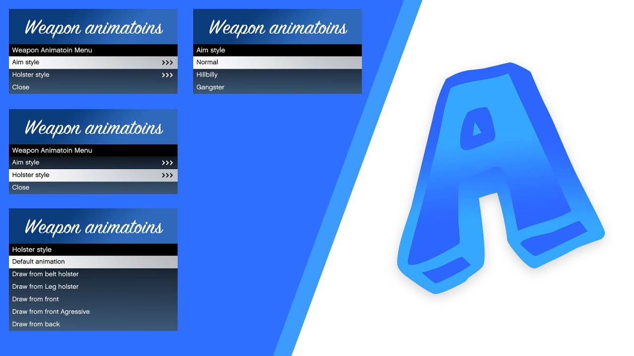 [Release] [Free] "Advanced" Weapon Animation Menu - FiveM Releases ...