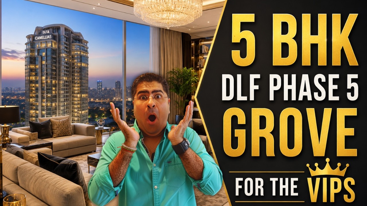 ✨ 500 SQ YDS Ultra Luxury 5 BHK in DLF Phase 5 Grove | Gurgaon’s VIP Address #LuxuryHomes #TheGrove