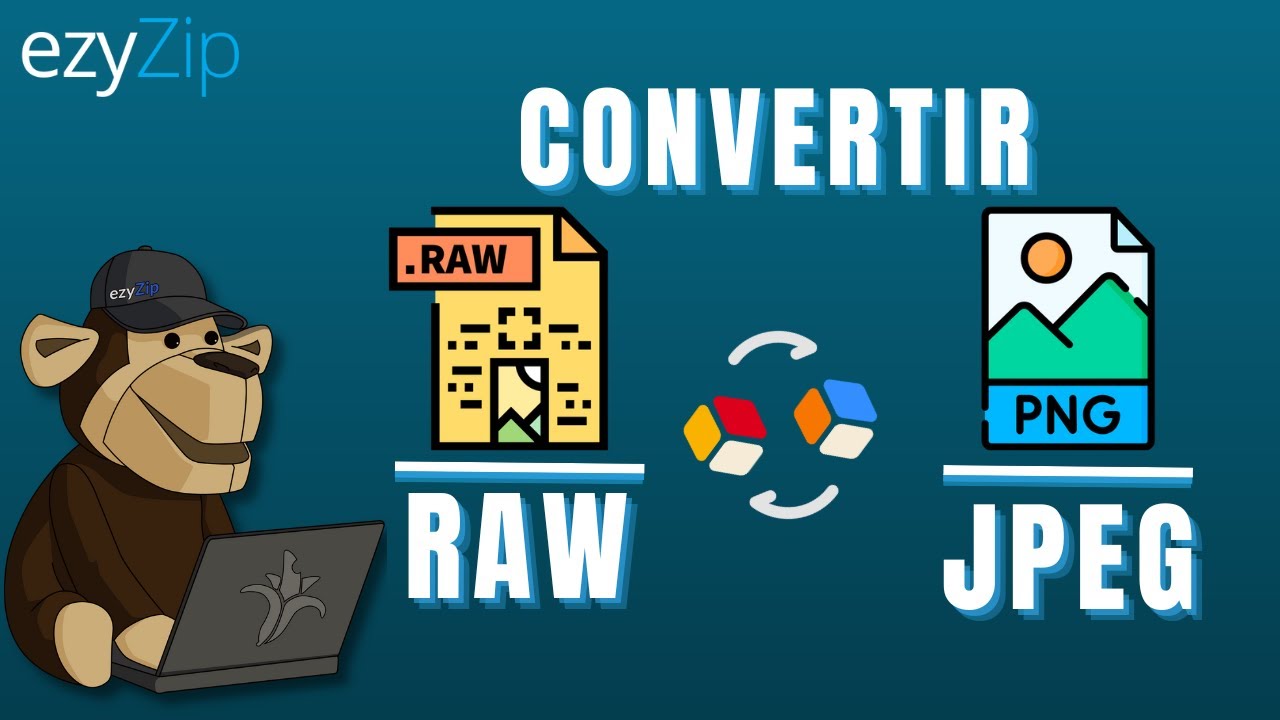 Convierte RAW a JPEG en línea (¡Rápido!) - ezyZip