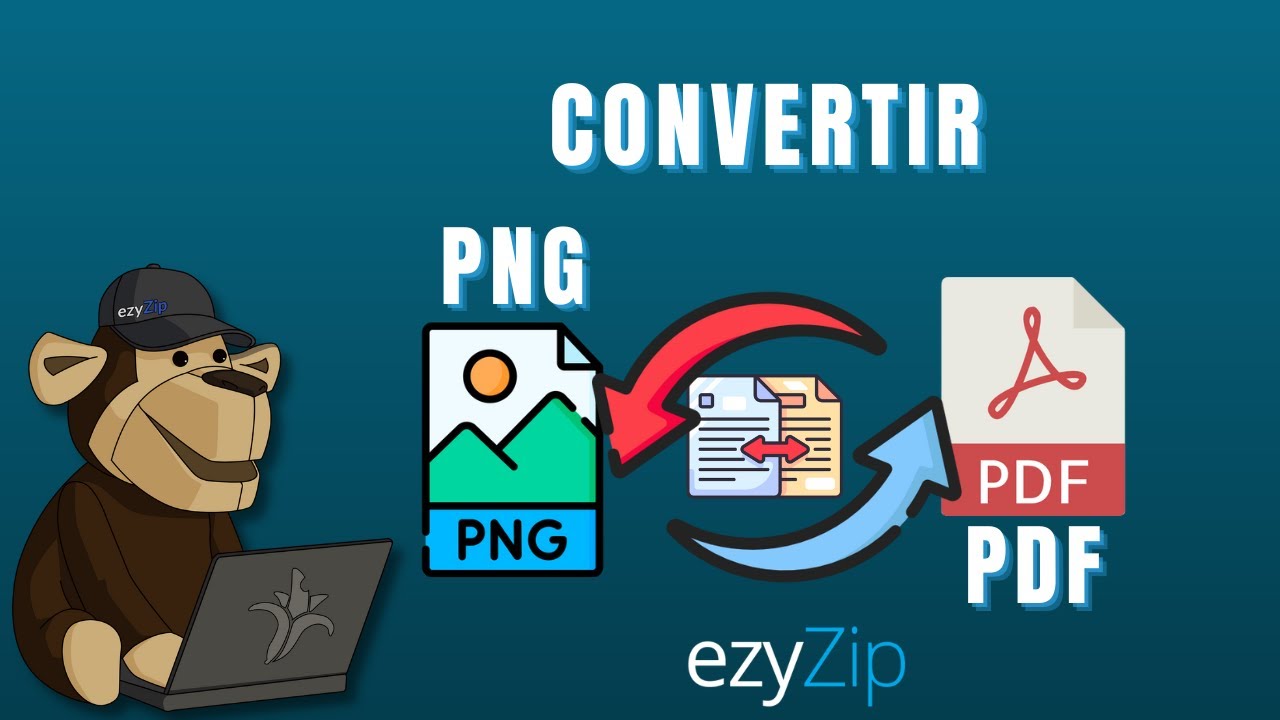 Convertissez PNG en PDF en ligne (Rapide !) - ezyZip
