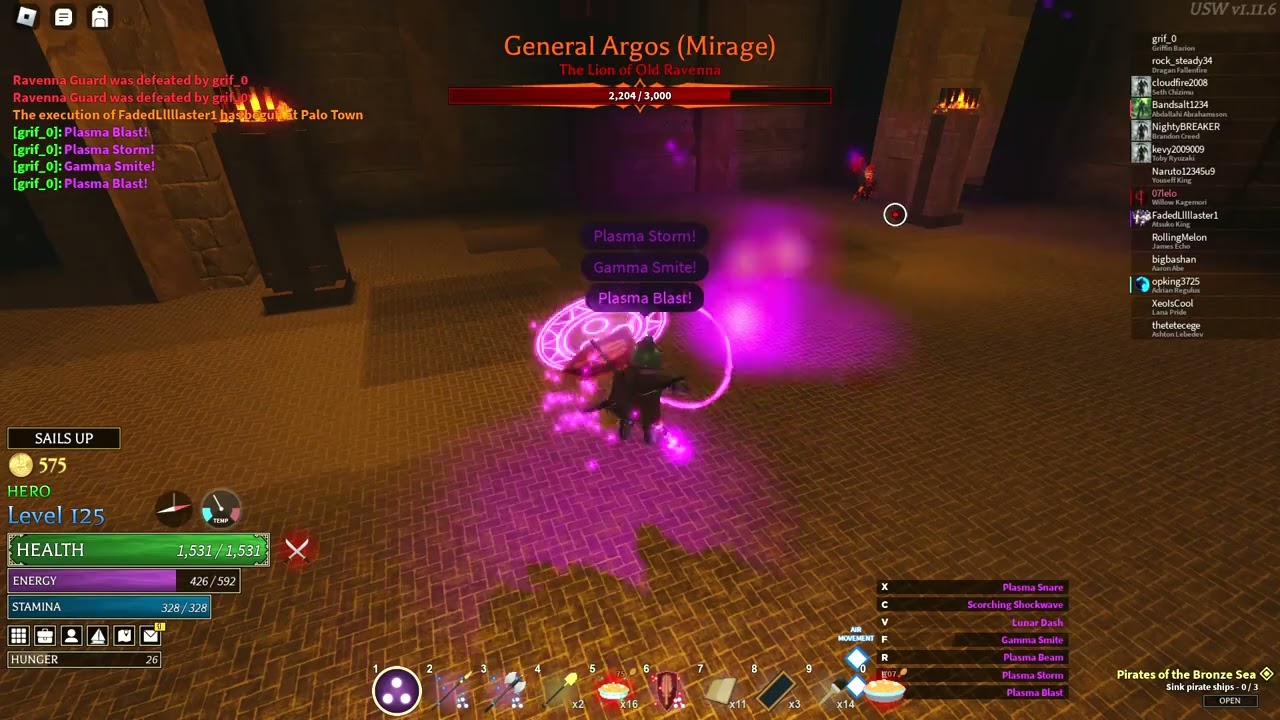 General Argos secret abillity - Exploring - Arcane Odyssey