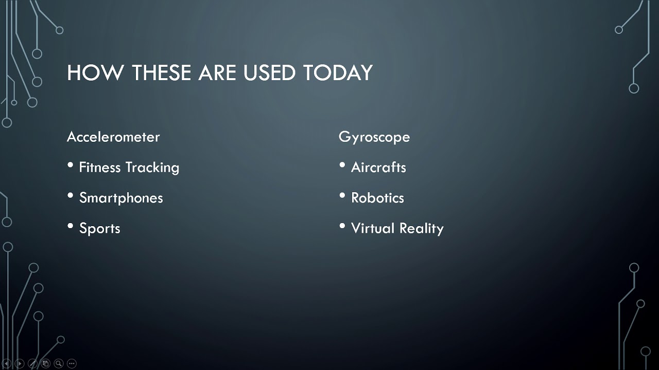 Accelerometers vs Gyroscopes