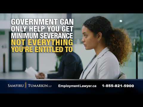 Samfiru Tumarkin LLP - Government Only Provides Minimum Severance Pay