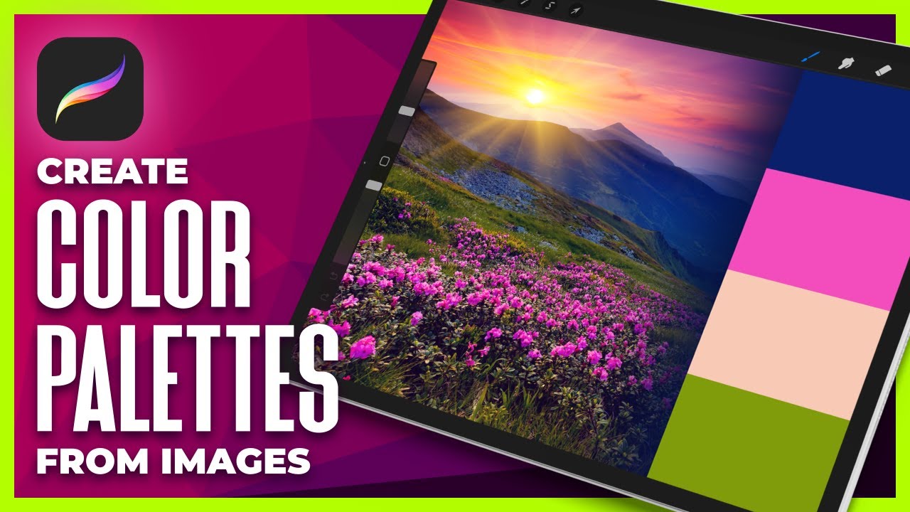 How To Make A Color Palette From An Image In Procreate For The iPad