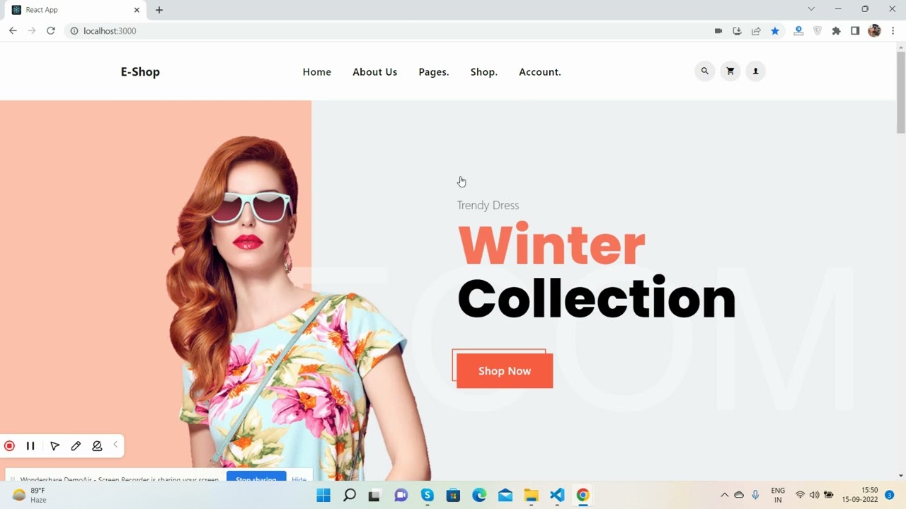 Build Complete Ecommerce Website Project with Reactjs