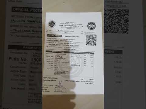 LTO - New rehistro 2023 #LTO #subscribe