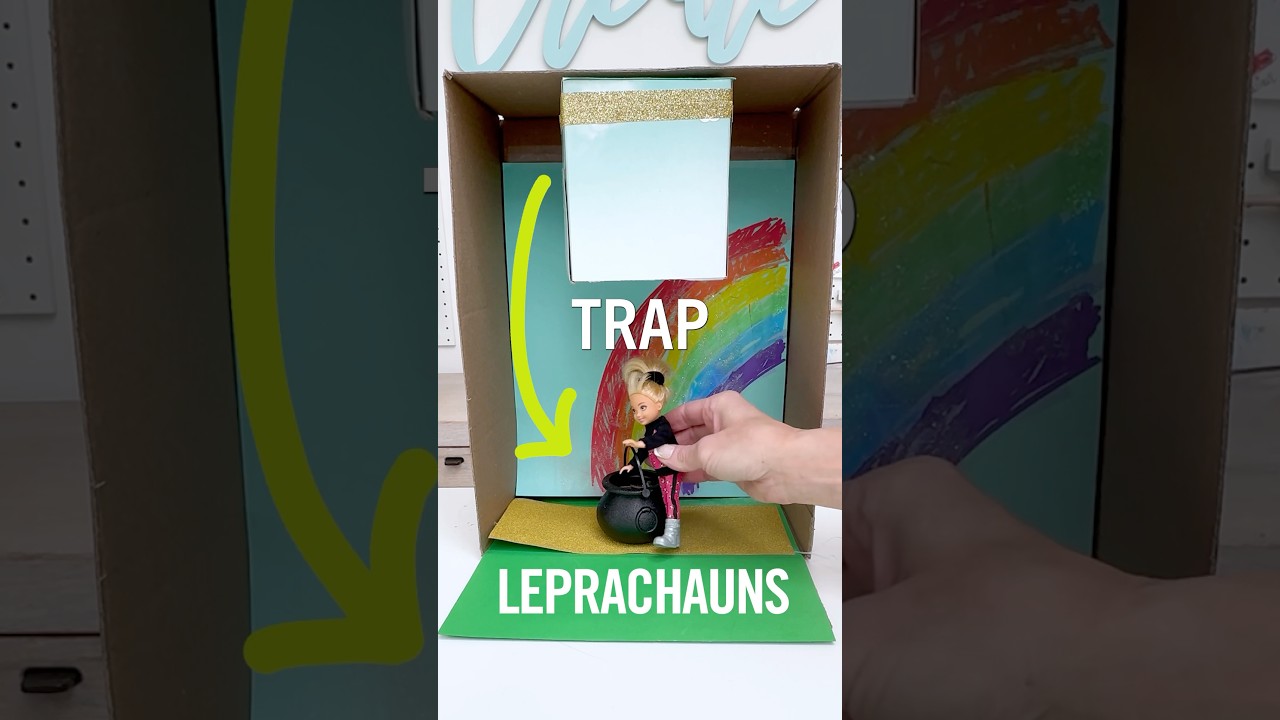 GENIUS LEPRECHAUN TRAP in 5 min!! #stpatricksday #easy