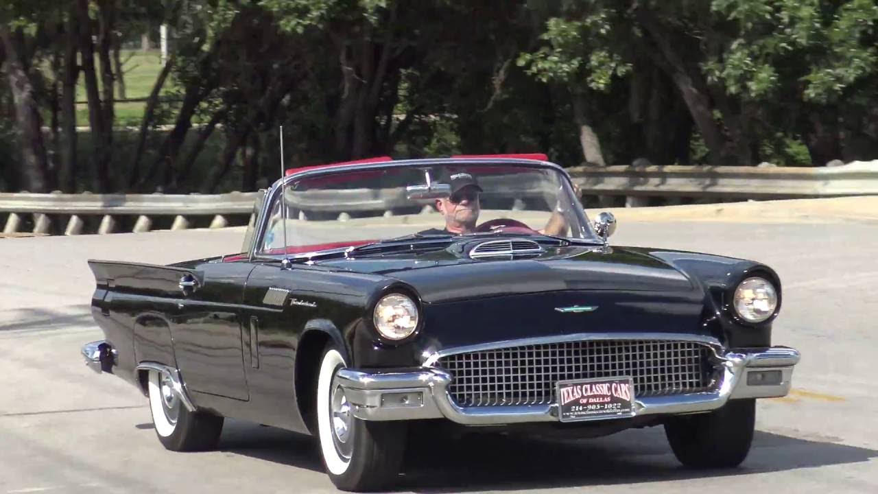 Road Test & Tour : 1957 Ford Thunderbird Convertible classic