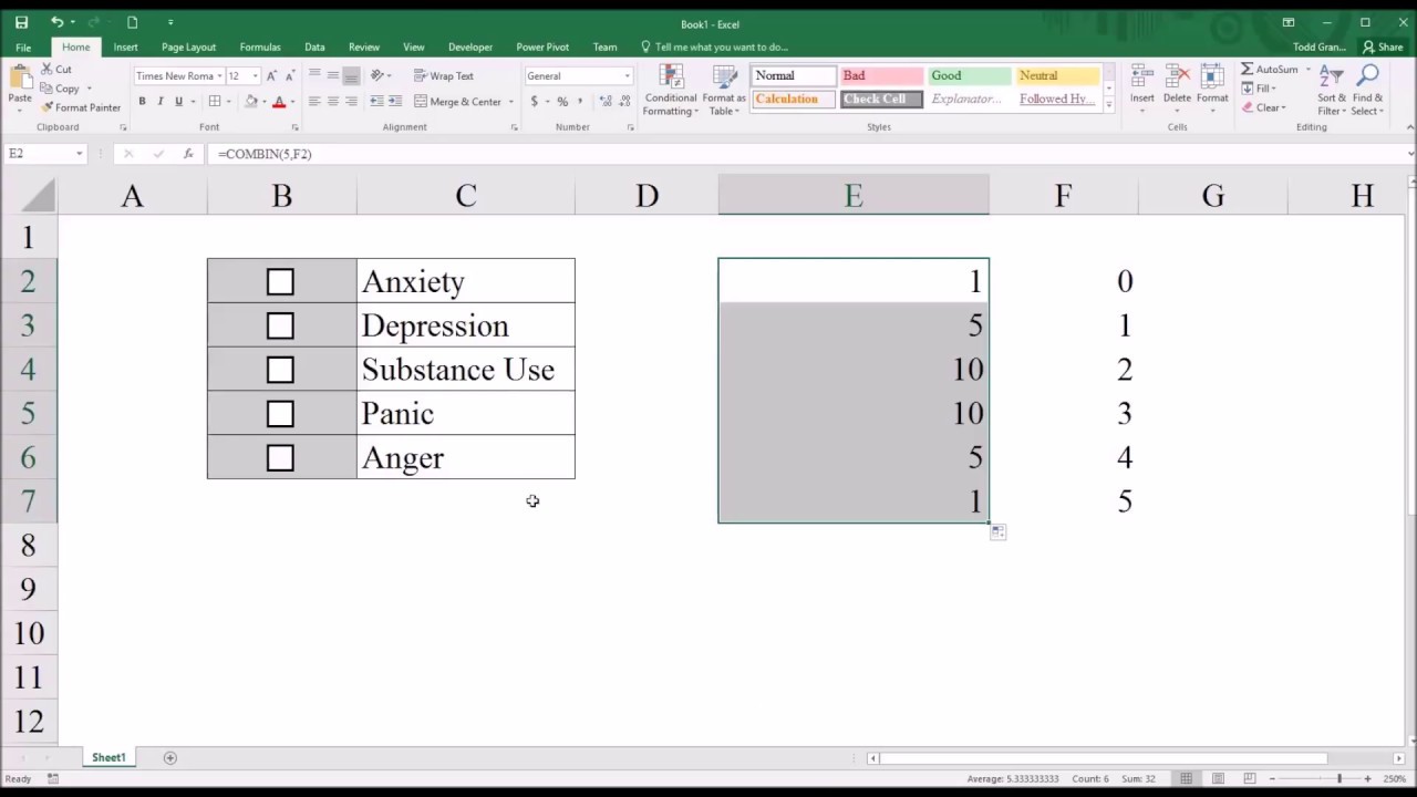 Entering Multiple Response Items into SPSS