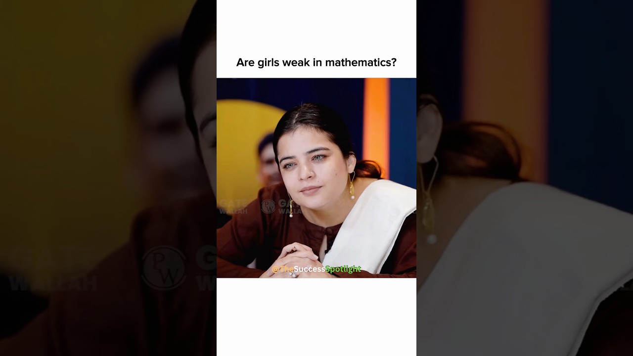 Are girls weak in mathematics? 🤔 #shorts #motivation