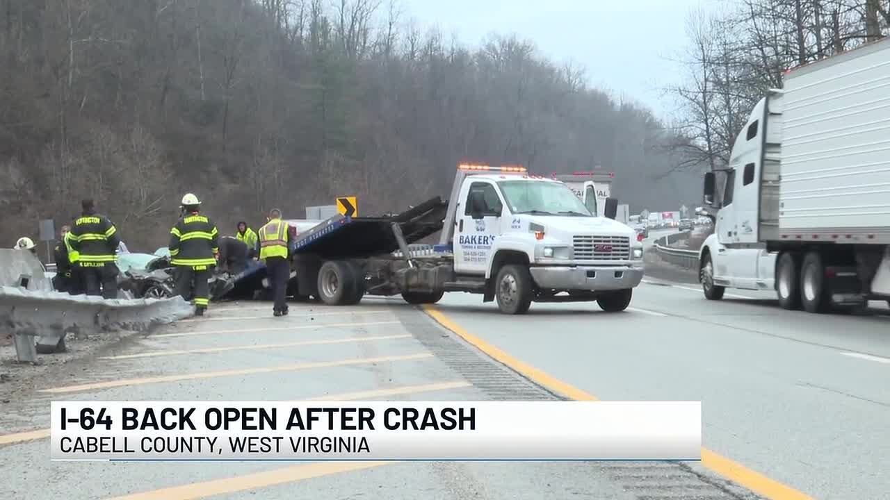 I-64 back open after crash