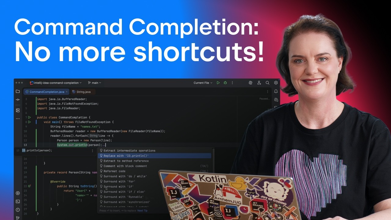 Command completion: No more shortcuts!
