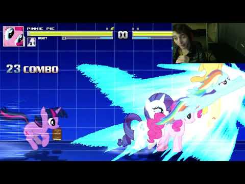 My Little Pony Characters (Twilight Sparkle, Rainbow Dash, And Rarity) VS Applejack In A Battle