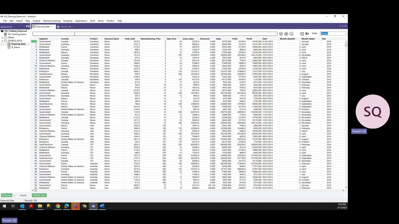 ACL Training / Audit Data Analytics
