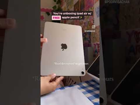 I got FREE APPLE PENCIL w/ my Ipad AIR / mbbs college essentialsโจ #mbbs