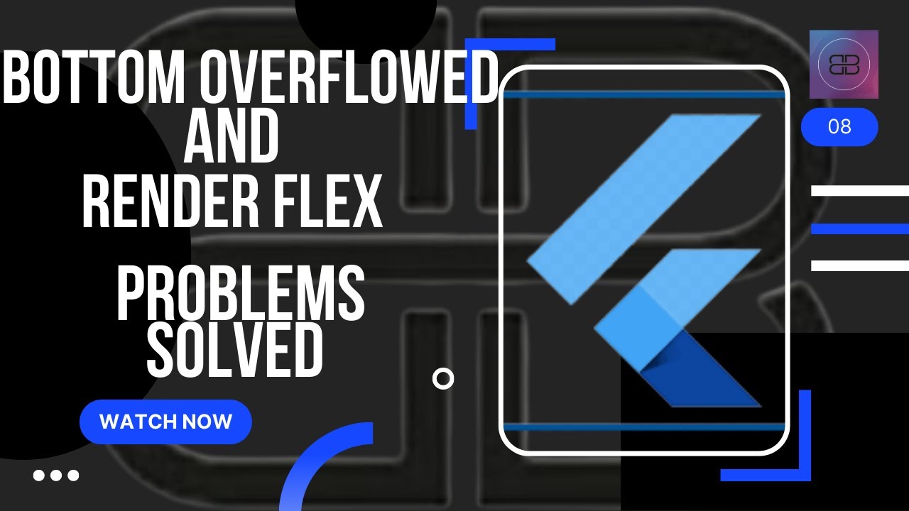 RenderFlex problem solved in flutter || Bottom overflowed by pixels solved in futter