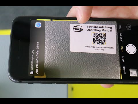 No more searching for operating manuals - QR codes from HBS!