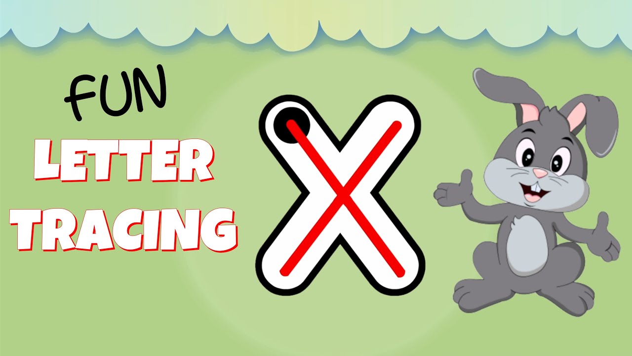 How to Write the Lowercase Letter x - Lowercase Alphabet for Kids