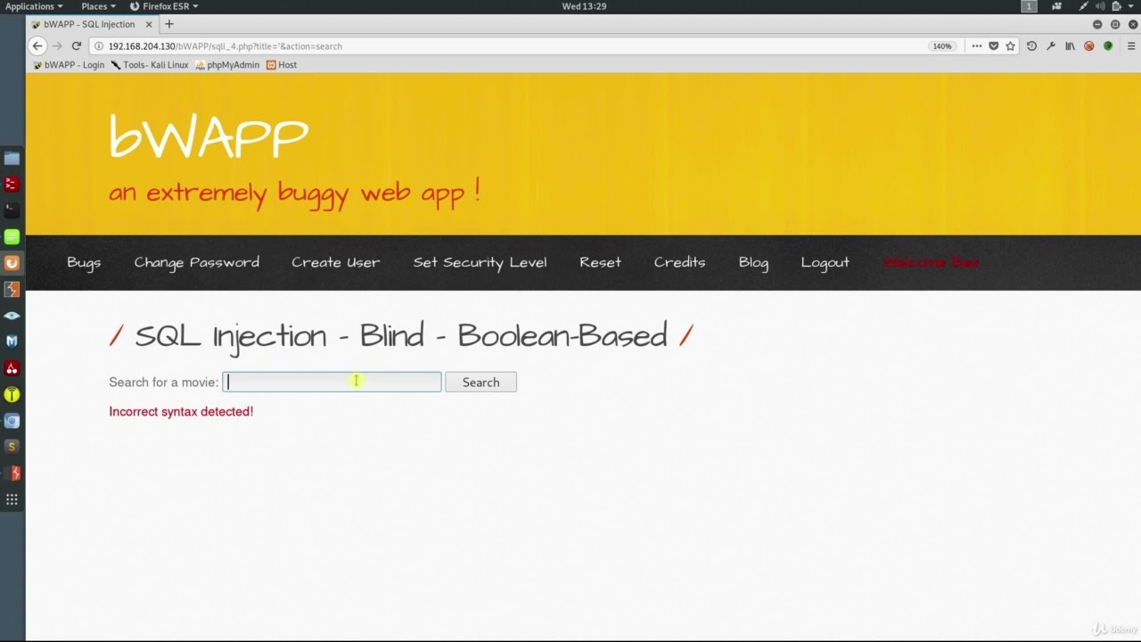 53  Boolean Based Blind SQL Injection
