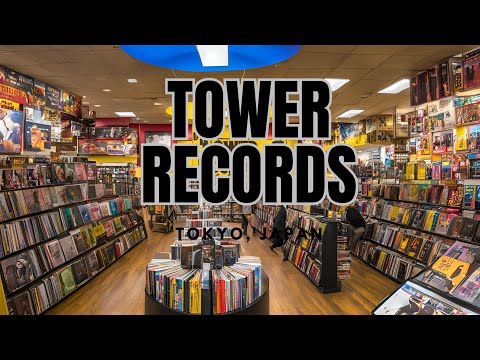 Tower Records in Shibuya - The Biggest Record Store in Tokyo!