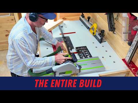 This Fold Down Router Table / MFT Workbench is Awesome for the Small Workshop - THE FULL BUILD