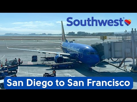 (4K) San Diego to San Francisco | TRIP REPORT | Southwest Airlines WN 2283 Boeing 737-700