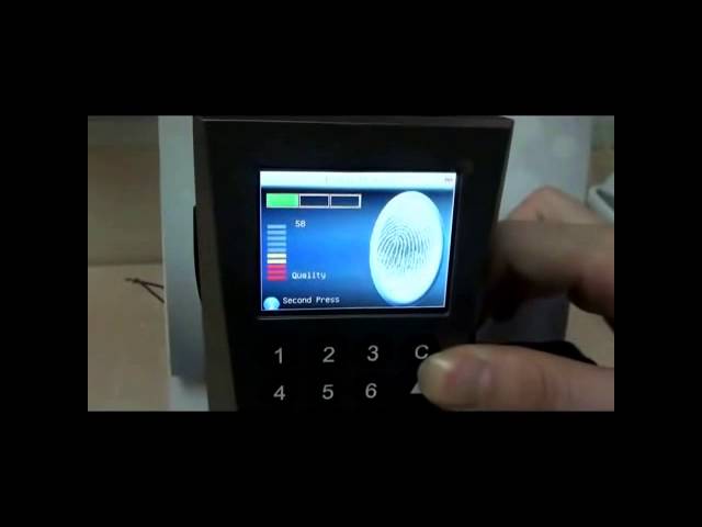 Digital Door Lock - FP8 Digital Fingerprint Glass Door Lock ...
