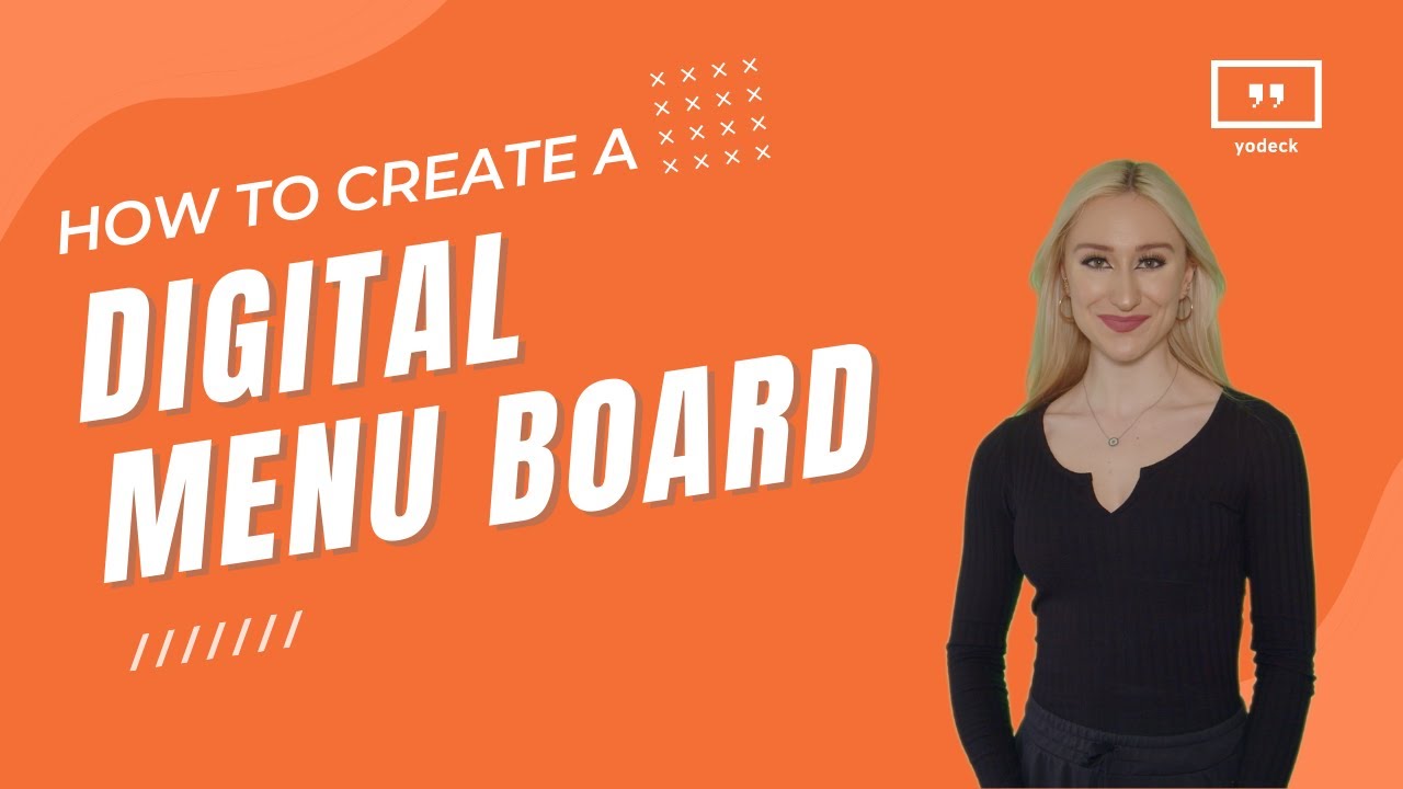 How To Create A Digital Menu Board