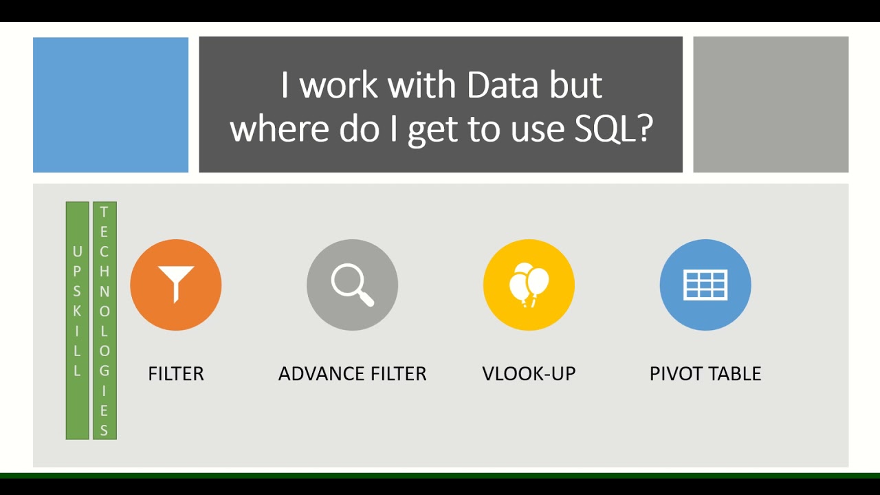 Upskill SQL : Learn SQL Video 1