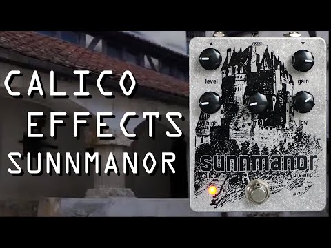 Calico Effects Sunnmanor Preamp Distortion Pedal Sunn Beta | Reverb