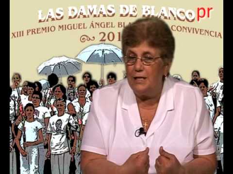 Blanca Reyes, portavoz en Europa de las Damas de Blanco no entiende ...