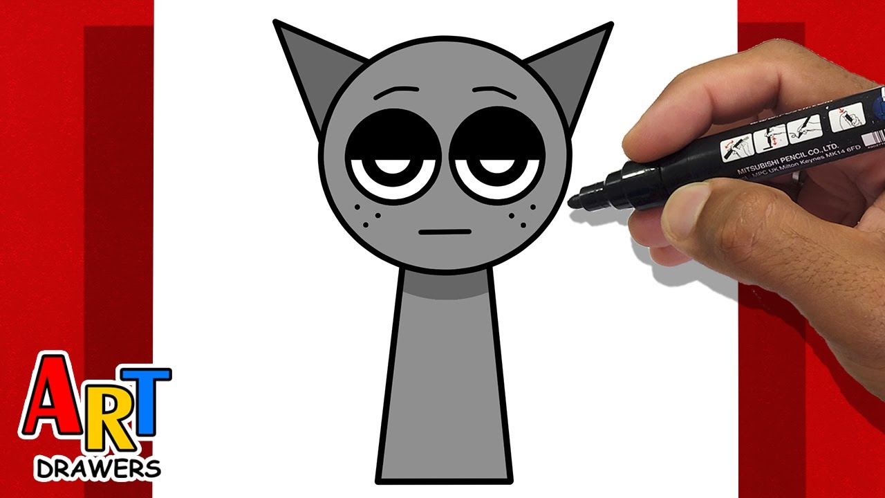 How To Draw Gray - INCREDIBOX SPRUNKI → a trick nobody shows 😱