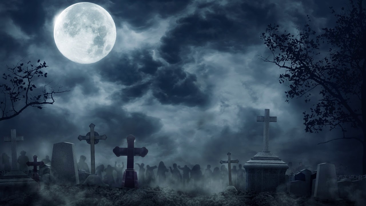 Haunted Graveyard | Ambience | 2 hours