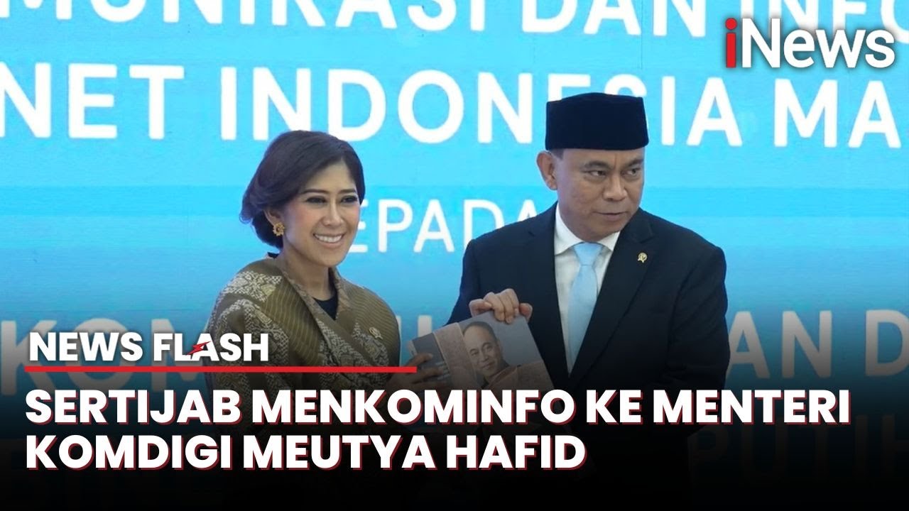 Sertijab Menkominfo ke Menteri Komdigi Meutya Hafid