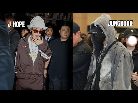 Unexpected! it turns out that Jungkook and J-Hope were in Paris for this thing