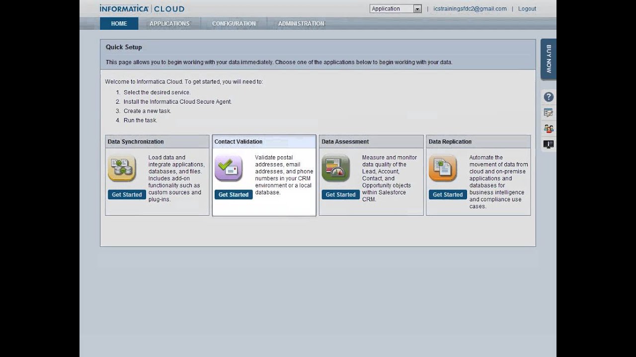 Getting Started with Informatica Cloud Integration