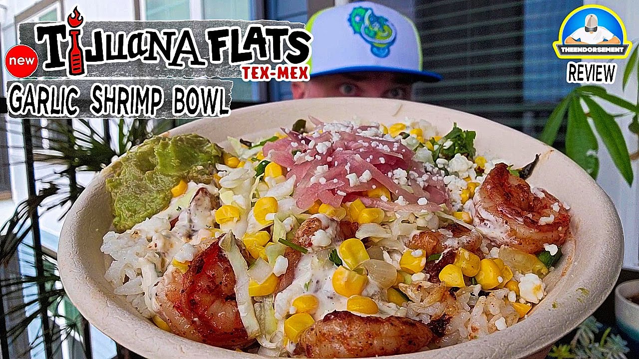 Tijuana Flats® Garlic Shrimp Bowl Review! 🧄🦐🍚 | theendorsement