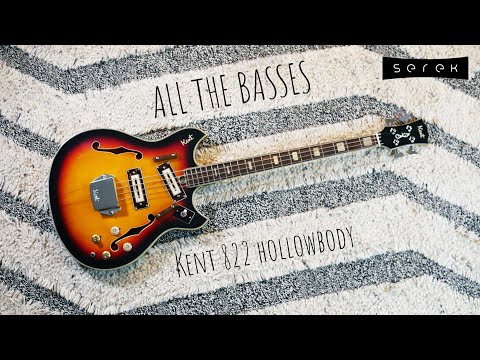 Kent Model 822 Hollowbody Bass 1960s Made in Japan | Reverb