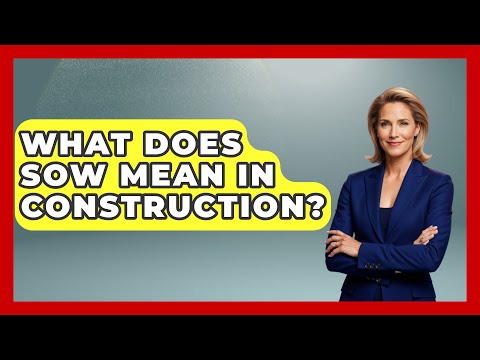 What Does SOW Mean In Construction? - Civil Engineering Explained
