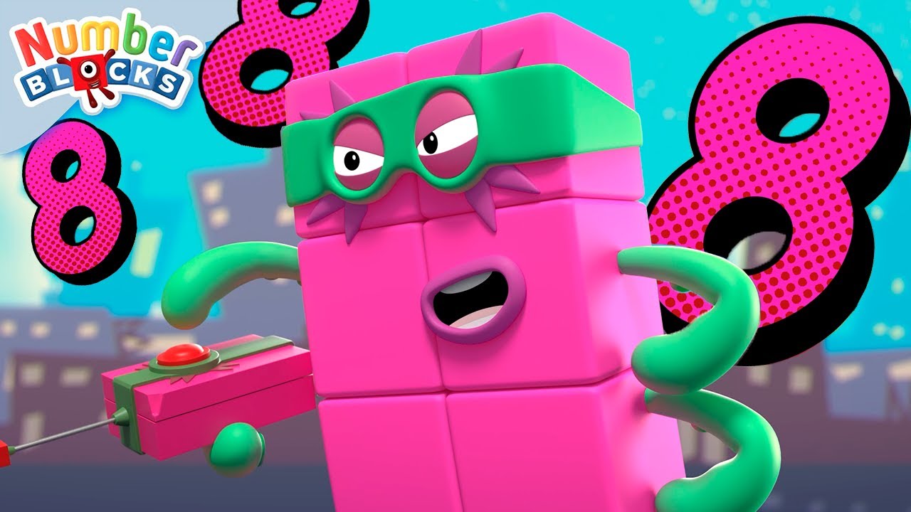 🦹‍♀️ Octonaughty Strikes Again! 🦸‍♂️ | Counting for Kids | 12345 | Numberblocks
